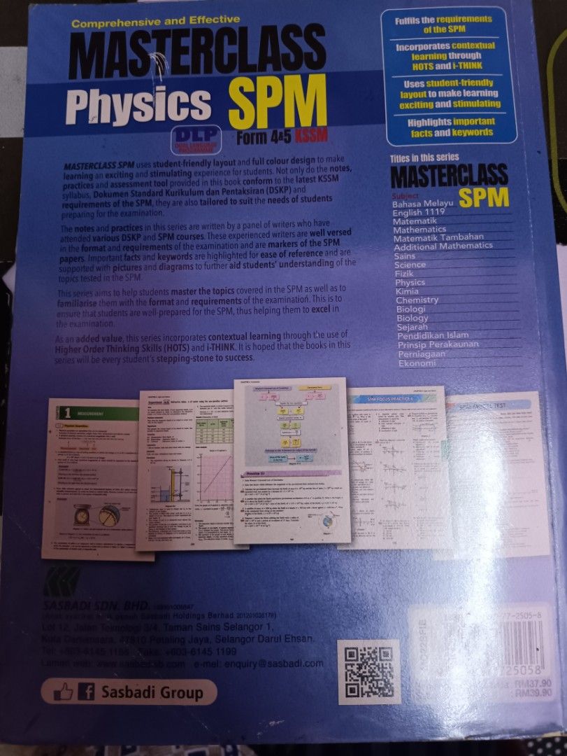 MASTERCLASS SPM Physics, Hobbies & Toys, Books & Magazines, Textbooks ...