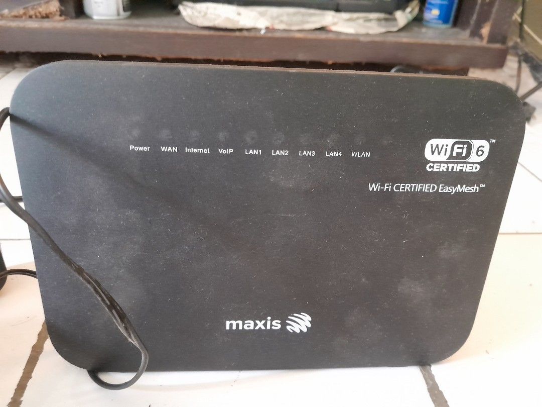 Maxis fiber modem and wifi 6 modem., Computers & Tech, Office ...
