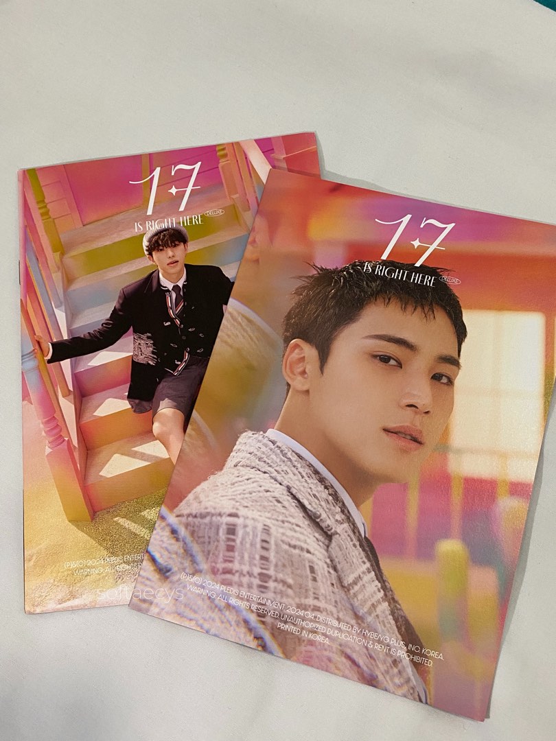 mingyu and hoshi seventeen right here deluxe version photobook, Hobbies ...