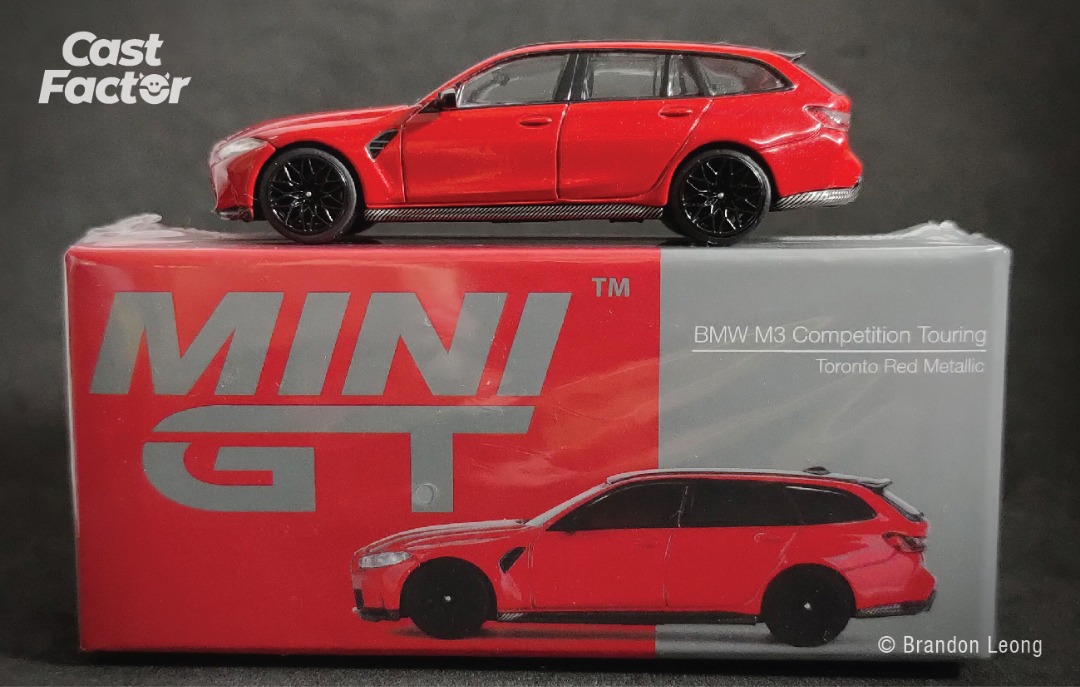 Mini GT #700 BMW M3 Competition Touring Toronto Red Metallic (RHD ...