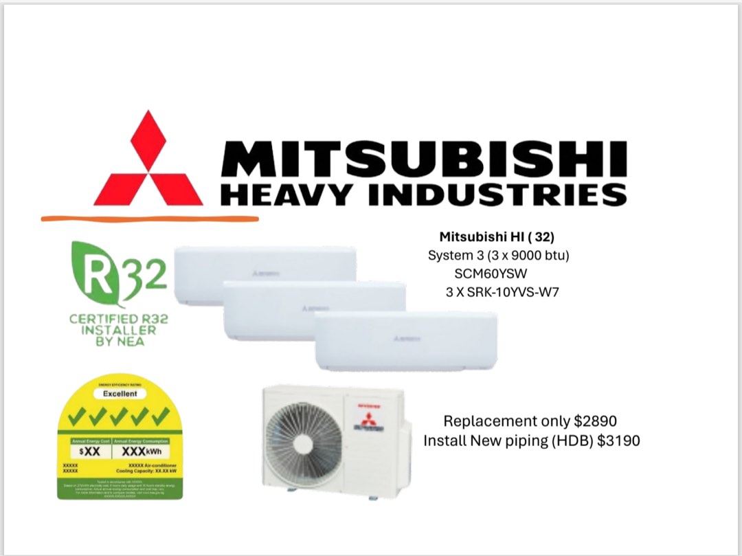 Mitsubishi Heavy Industries (R32) System 3 / System 4 (Installation ...