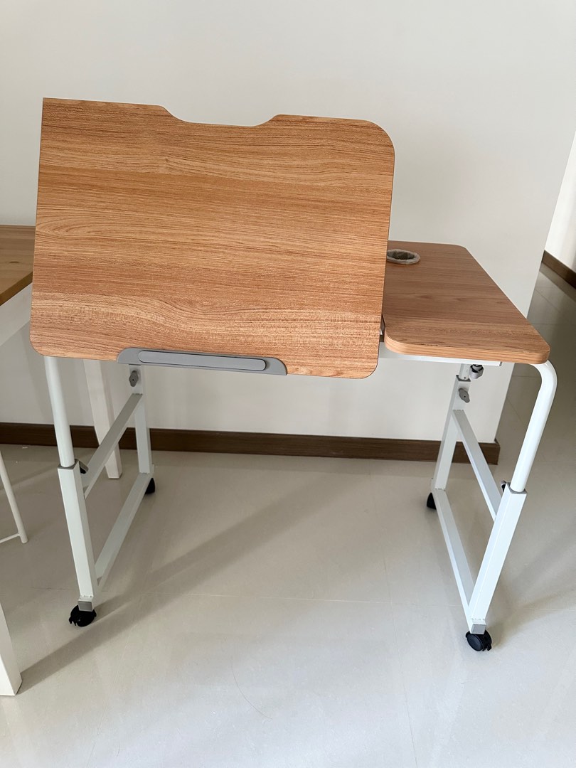 movable/adjustable height Study Table, Furniture & Home Living ...