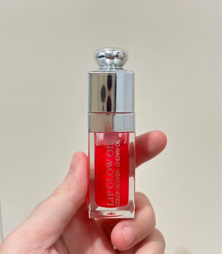 New Dior Lip Oil Shade 015 Cherry Kesehatan And Kecantikan Rias Wajah Di Carousell