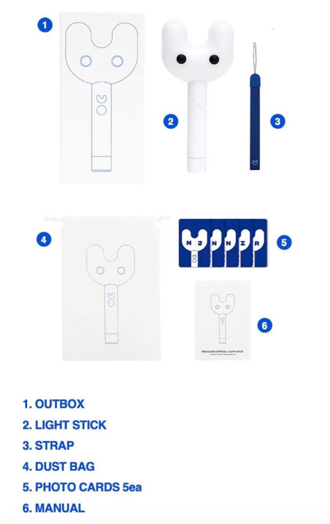 New Jeans Binky Bong Official Lightstick (SEALED), Hobbies & Toys ...