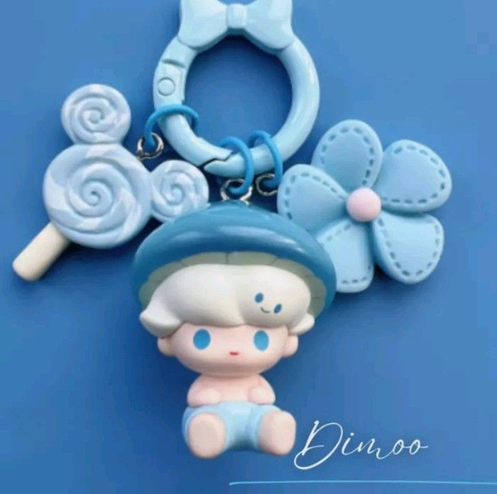 Popbean Popmart Mushroom Phone Strap Keychain Strap Dimoo SweetBean ...