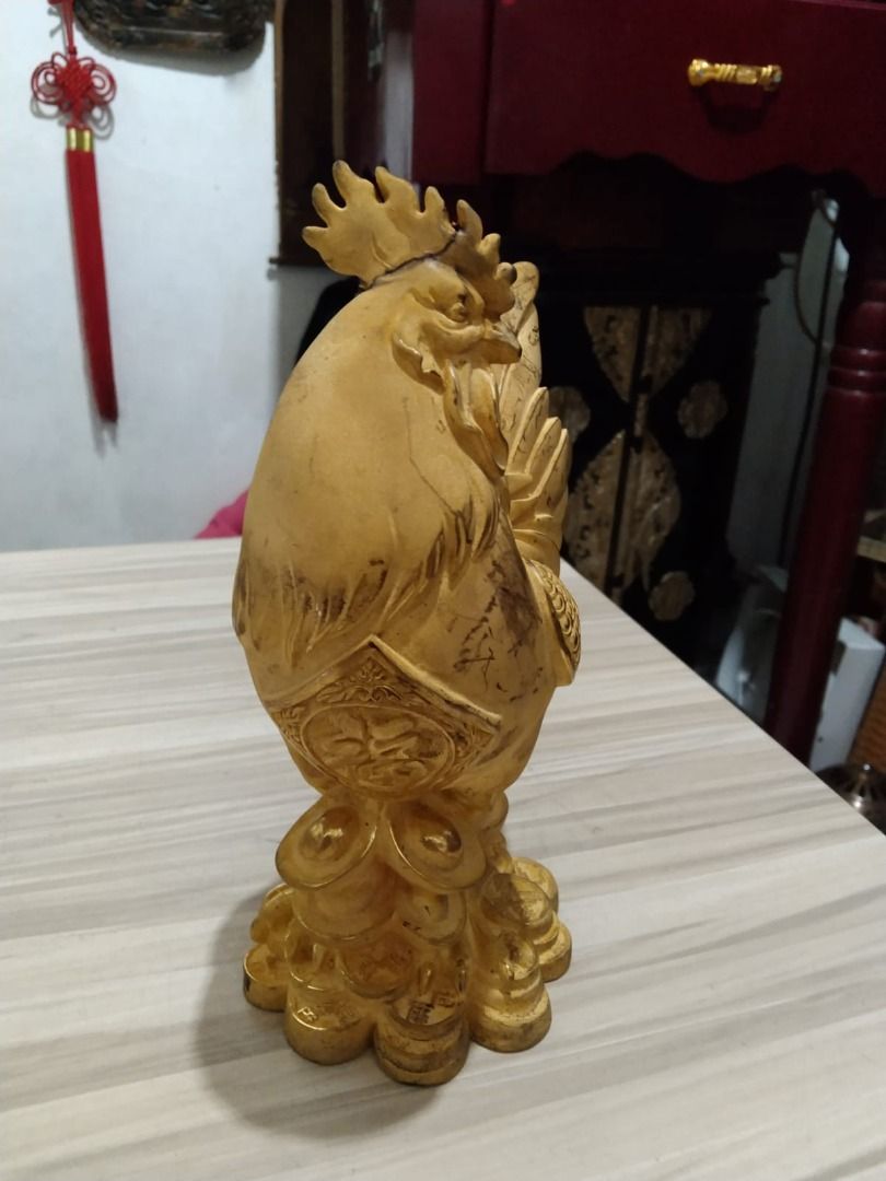 Pajangan Ayam Fengshui Kuno Jadul Antik, Antik, Pajangan di Carousell