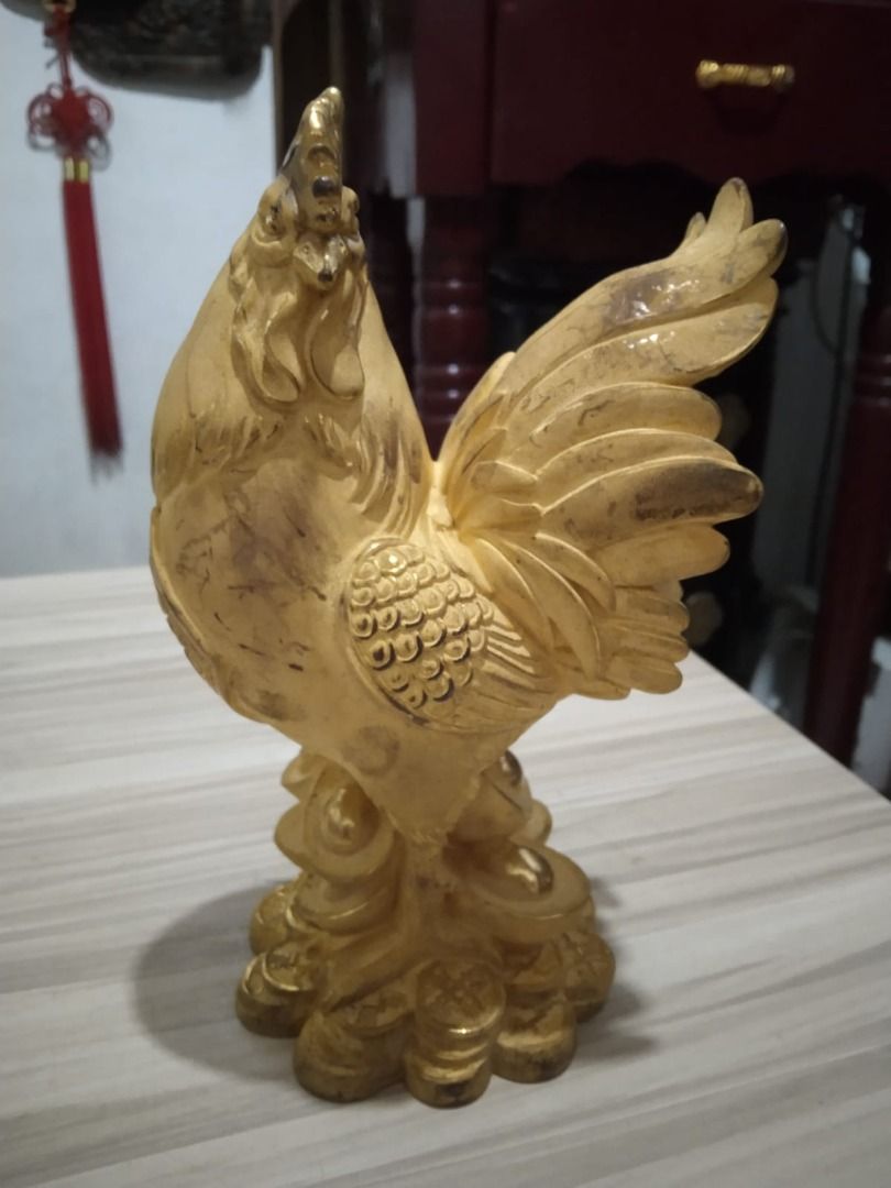 Pajangan Ayam Fengshui Kuno Jadul Antik, Antik, Pajangan di Carousell