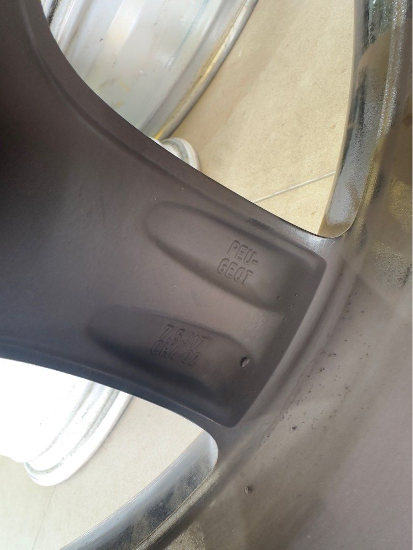 Peugeot Rims 17 inch 4x108, Auto Accessories on Carousell