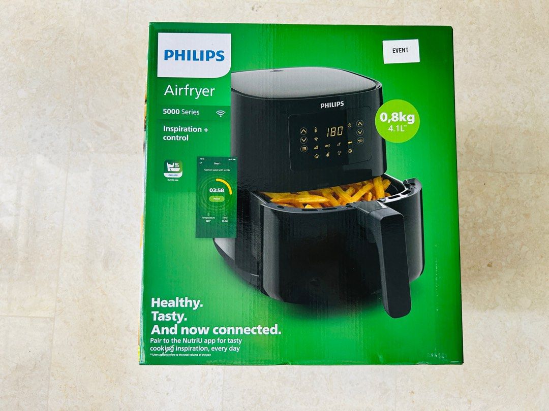 Philips Air Fryer 5000 series HD9255/90, TV & Home Appliances, Kitchen ...