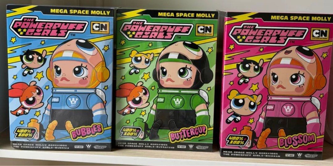 (RESTOCK SOON) BLOSSOM BUBBLES BUTTERCUP MEGA SPACE MOLLY 400% 100% THE ...