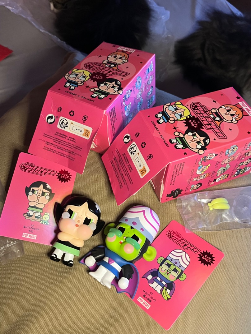 Popmart Cry Baby x Powerpuff Girls, Hobbies & Toys, Toys & Games on ...