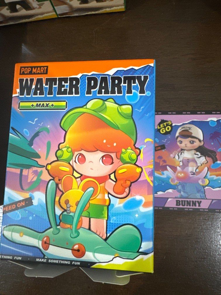 Popmart Water Party, Hobbies & Toys, Toys & Games on Carousell