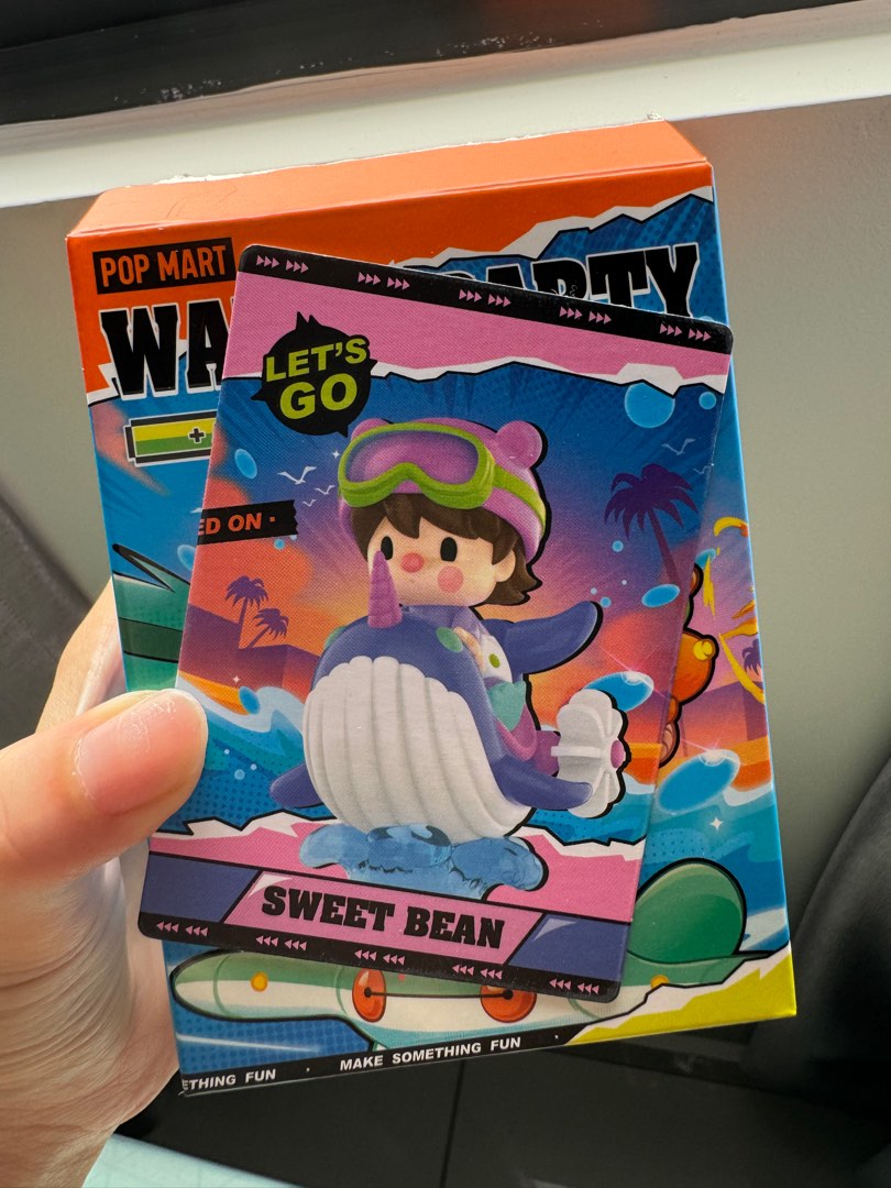 Popmart Water Party - Sweet Bean, Hobbies & Toys, Toys & Games on Carousell