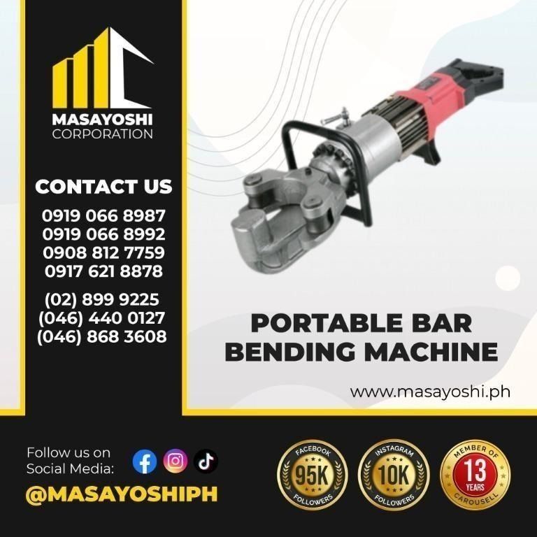 Portable Bar Bending Machine | Bar Bender | RSB Bending Machine ...