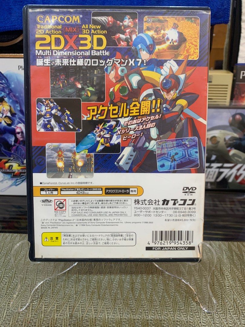 PS2 Rockman Megaman X7 Japanese Playstation 2, Video Gaming, Video ...