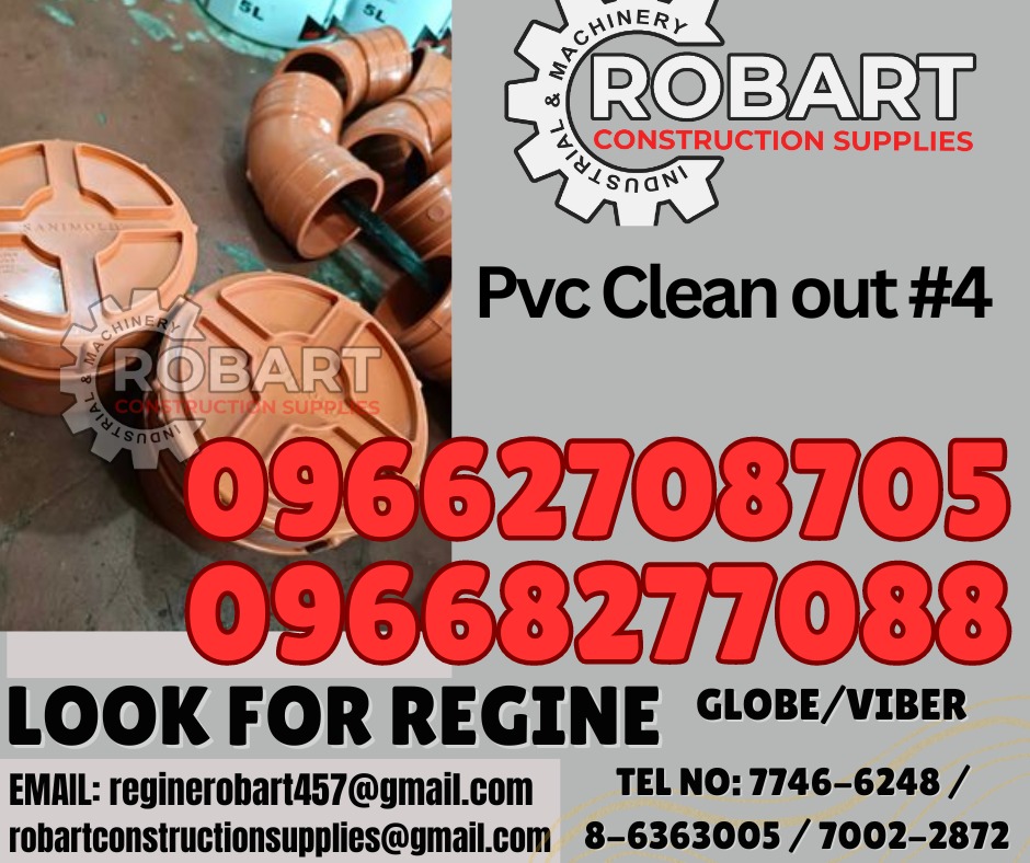 Pvc Clean out #4, Commercial & Industrial, Construction Tools ...