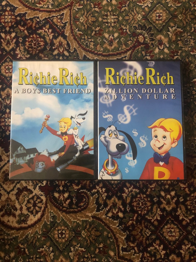 Richie Rich Cartoon DVD 2 Disc Lot, Hobbies & Toys, Music & Media, CDs ...