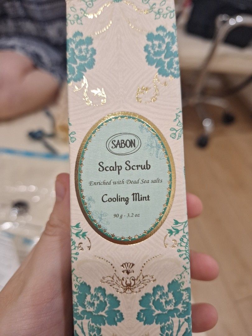 Sabon薄荷死海鹽頭皮磨砂膏90g 條狀cooling mint 日本帶回專櫃 包裝 送禮, 香水、美妝、保養, 身體清潔保養, 身體護理在旋轉拍賣