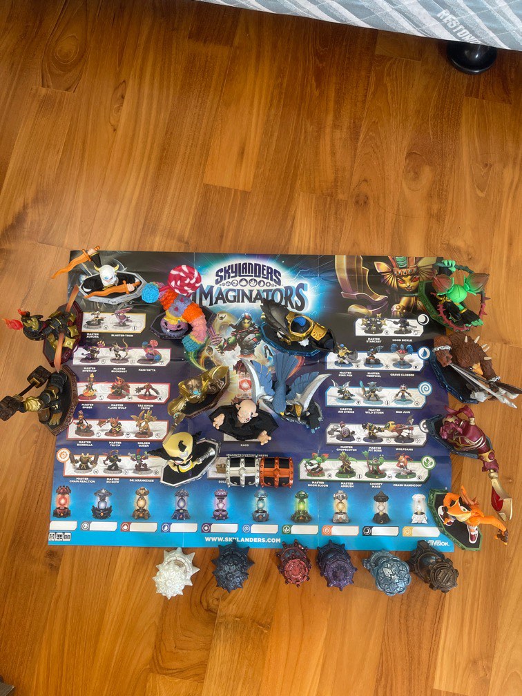 Skylanders imaginators pain-yatta master Aurora ember barbella kaos Dr ...