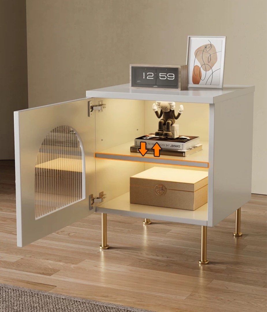 SOJEN Modern Bedside Table, Furniture & Home Living, Furniture, Tables ...