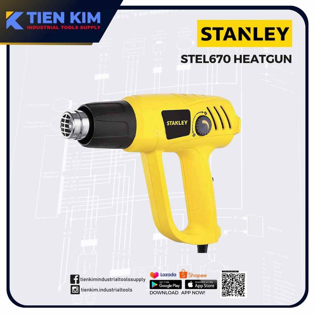 STANLEY STEL670 2000W HEATGUN, Commercial & Industrial, Construction ...