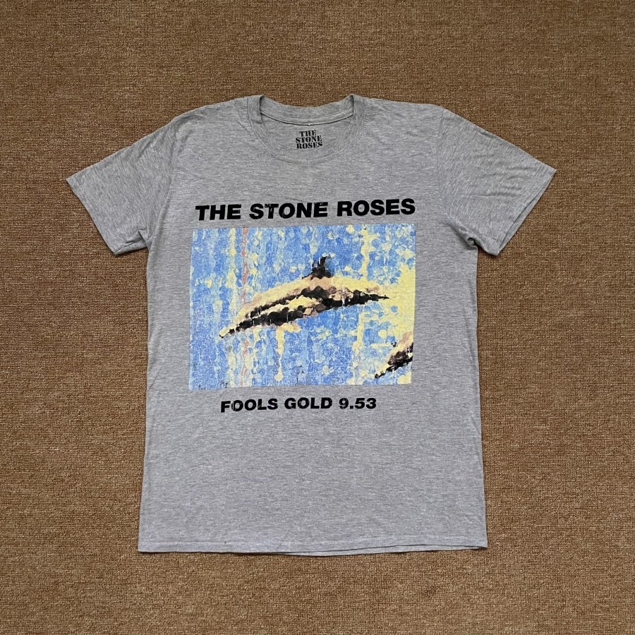 The Fools Gold Band Tshirt, Fesyen Pria, Pakaian , Atasan di Carousell