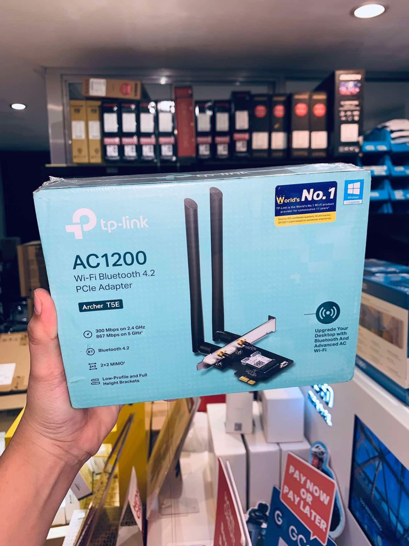 TP-Link Archer T5E AC1200 Wireless WiFi and Bluetooth 4.2 Dual Band ...