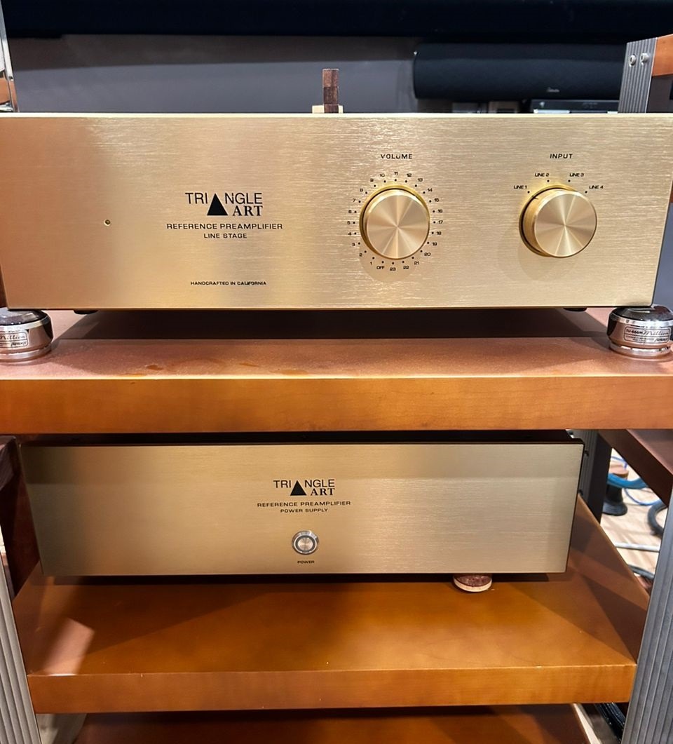 Triangle Art Reference Tube Preamplifier with External Power Supply ...