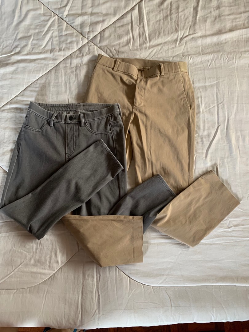 Uniqlo pants bundle, Women's Fashion, Bottoms, Other Bottoms on Carousell