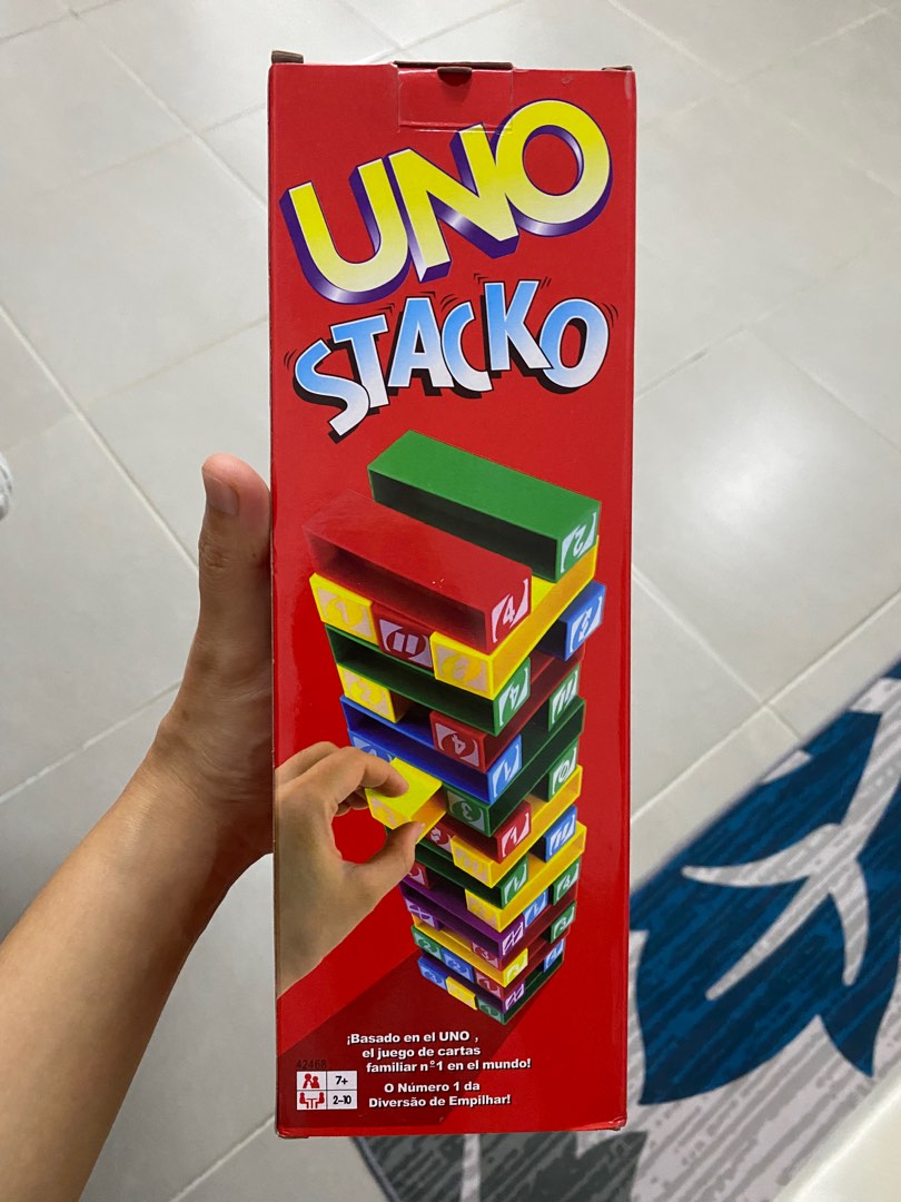 UNO STACKO, Hobbies & Toys, Toys & Games on Carousell