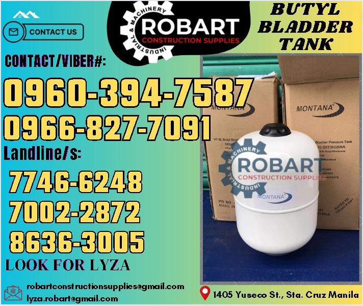 Vertical Butyl Bladder Tank, Commercial & Industrial, Construction ...