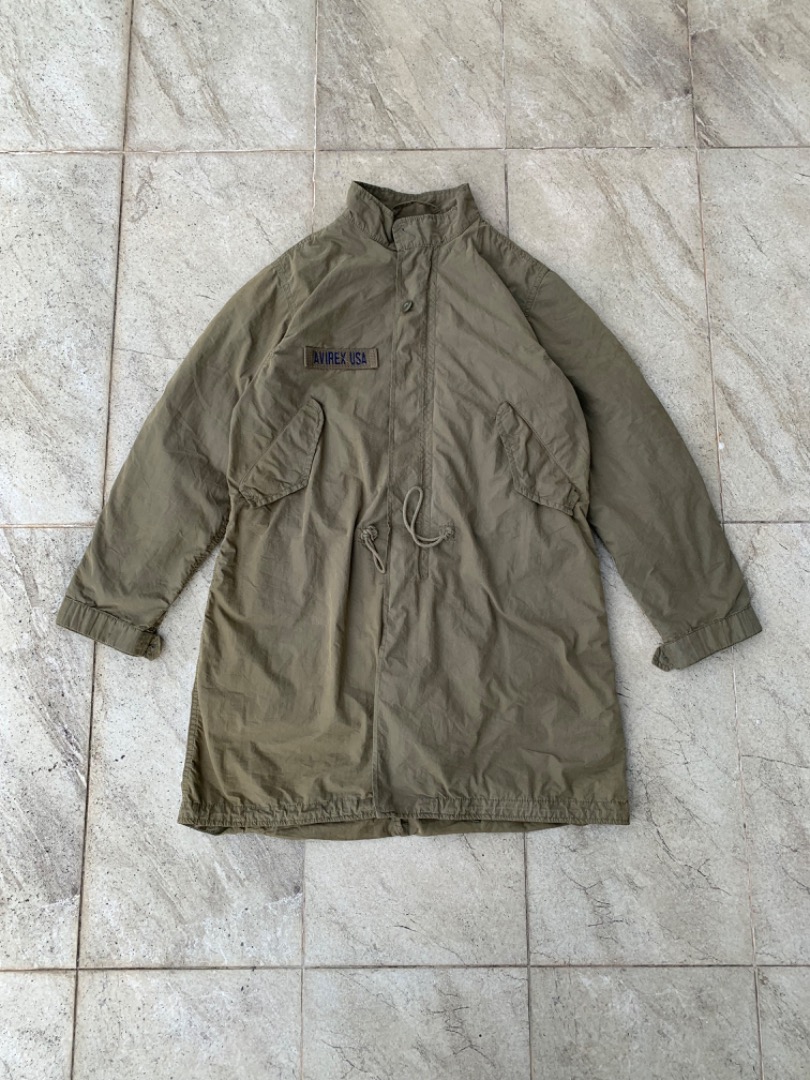 Vintage parka fish tail jacket avirex USA buzz ricksons, Men's Fashion ...