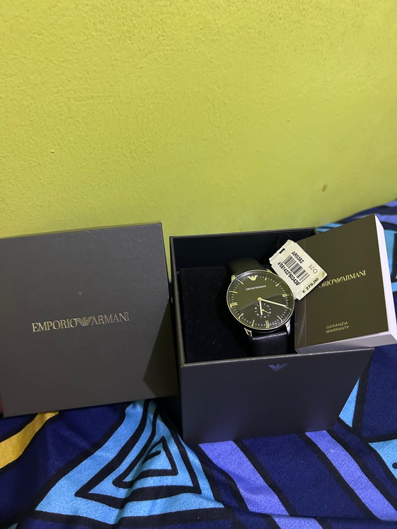 Emporio Armani AR0382, Men's Fashion, Watches & Accessories, Watches on ...