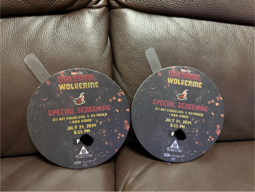 死侍與狼人Deadpool & Wolverine Marvel Studios 漫威 首映特別場 珍藏版紀念門票 commemorative ...