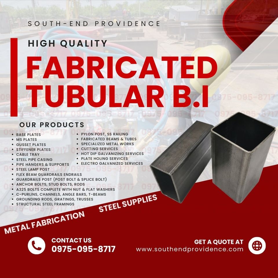 7"x7"x1/4 inch thickness BI Tubular | Custom Size Tubular, Commercial ...