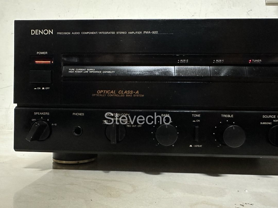 日本製造 Denon PMA-920 二音路 立體聲綜合擴大機, 耳機及錄音音訊設備, 其他音響配件及設備在旋轉拍賣