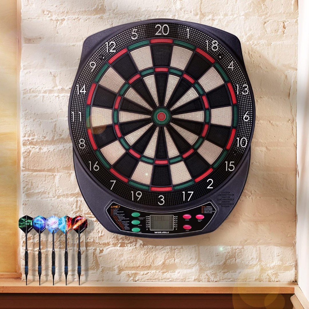 實體店鋪(Set $498 / With tripod $698)WIN.MAX 17 inches Electronic Dart ...