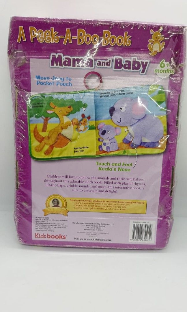 A Peek-A-Boo Book Mama & Baby (A10), Babies & Kids, Infant Playtime on ...