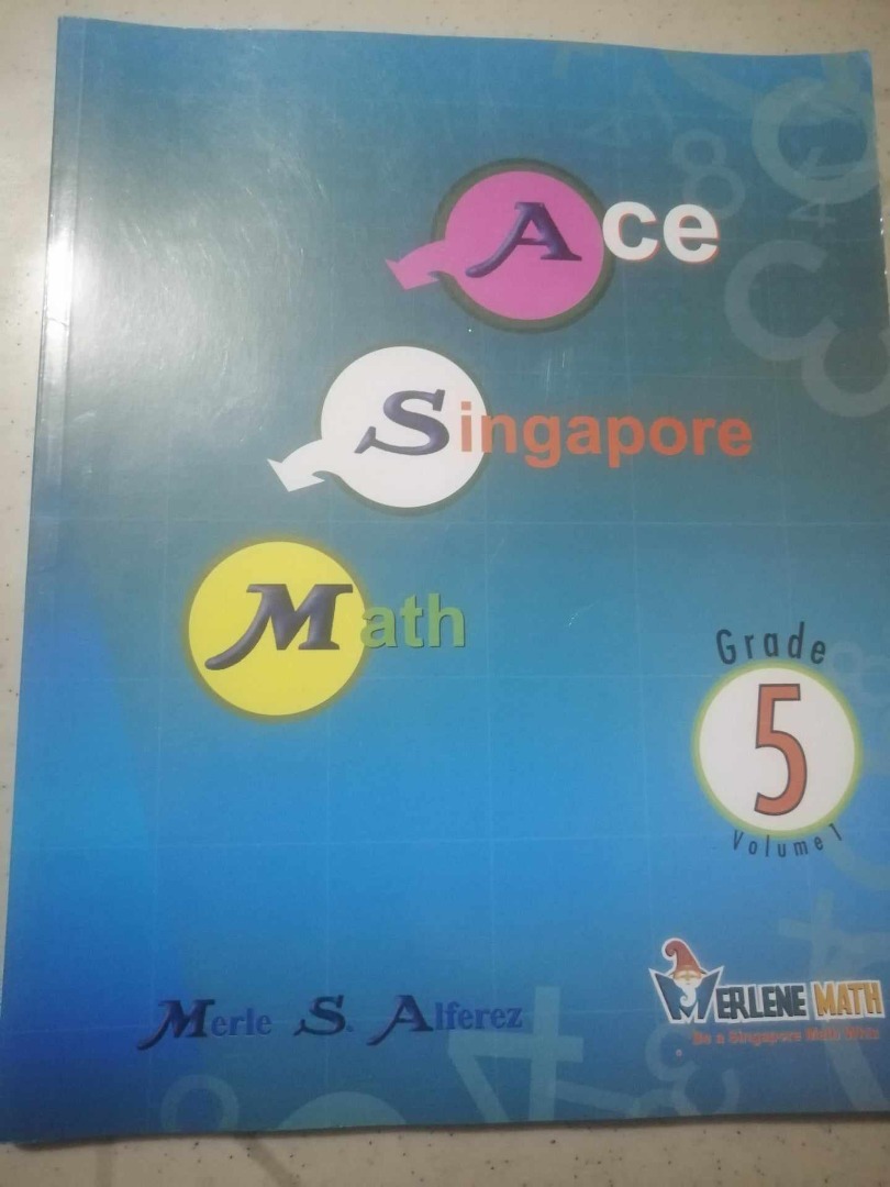 Ace Singapore Math Grade 5 Volume 1 - Merlene Math, Hobbies & Toys ...