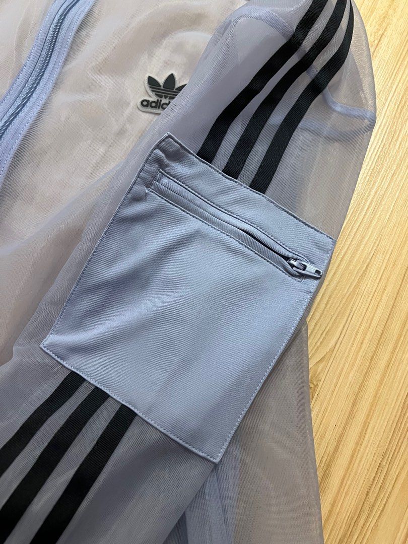 Adidas Purple See Through Jacket, Women's Fashion, Coats, Jackets and ...