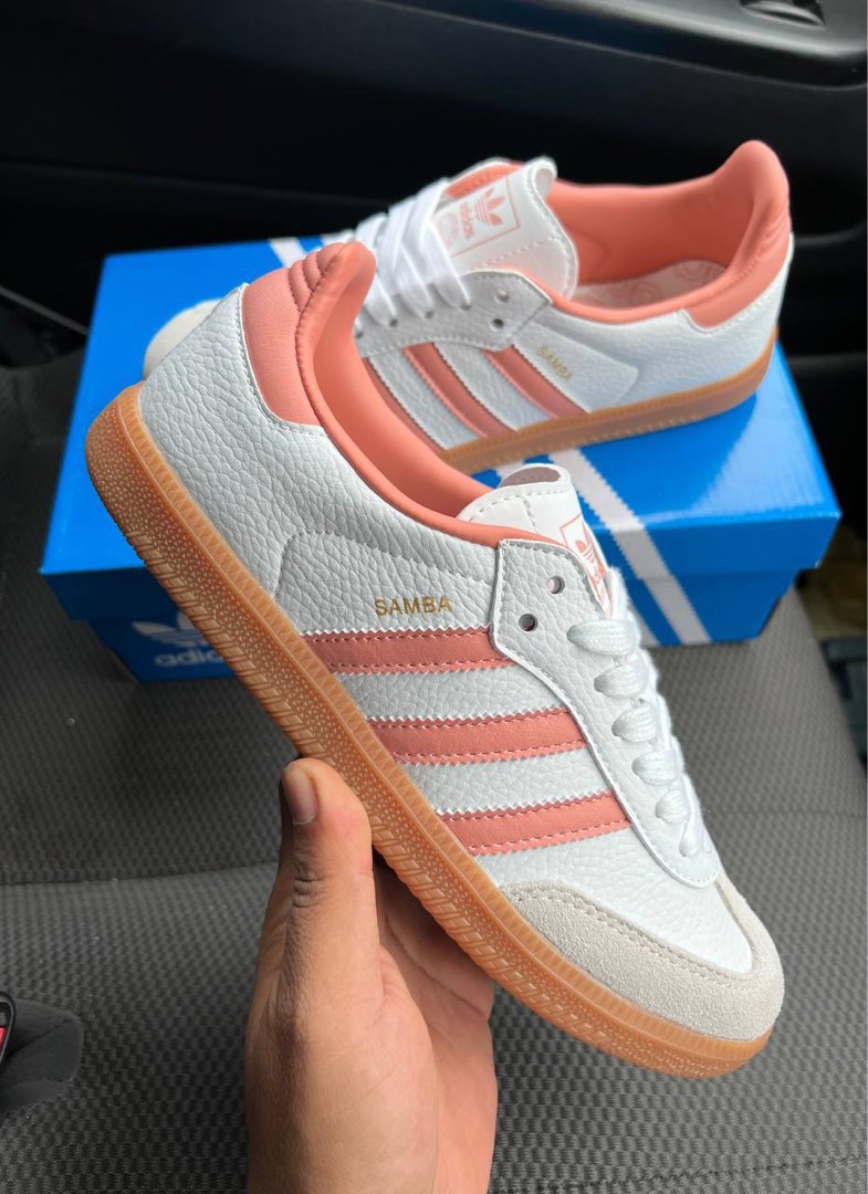 Adidas Samba Pink, Women's Fashion, Footwear, Sneakers on Carousell