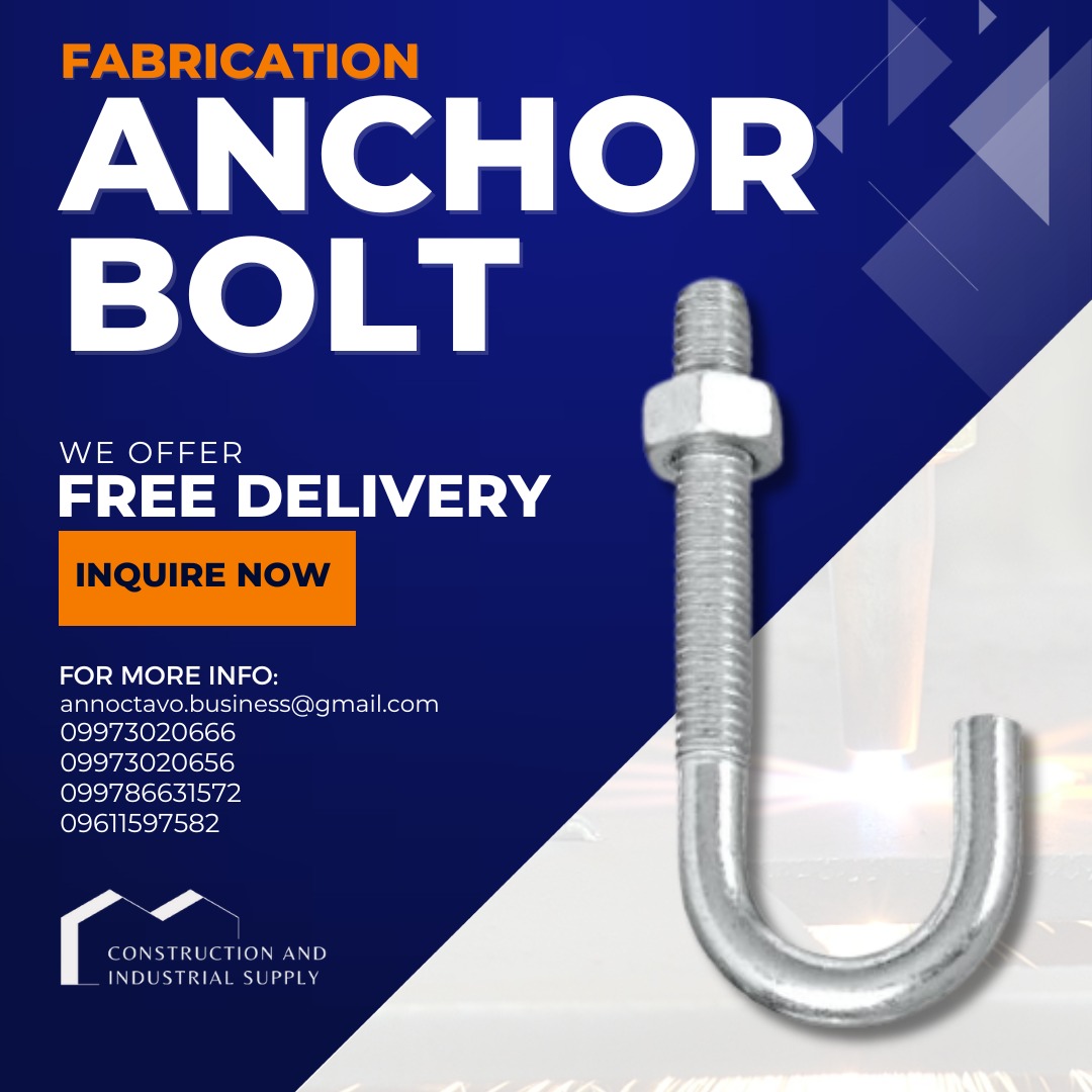 Anchor Bolt | Bolts and Nuts | U Bolt | J Bolt | Northern Uprising ...
