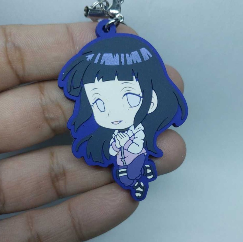 Anime Naruto Hinata Rubber Keychain, Hobbies & Toys, Toys & Games on ...