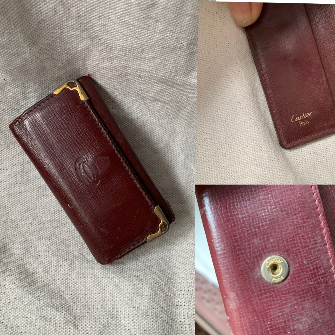 Authentic Cartier keyholder for restoration, Women's Fashion, Bags ...