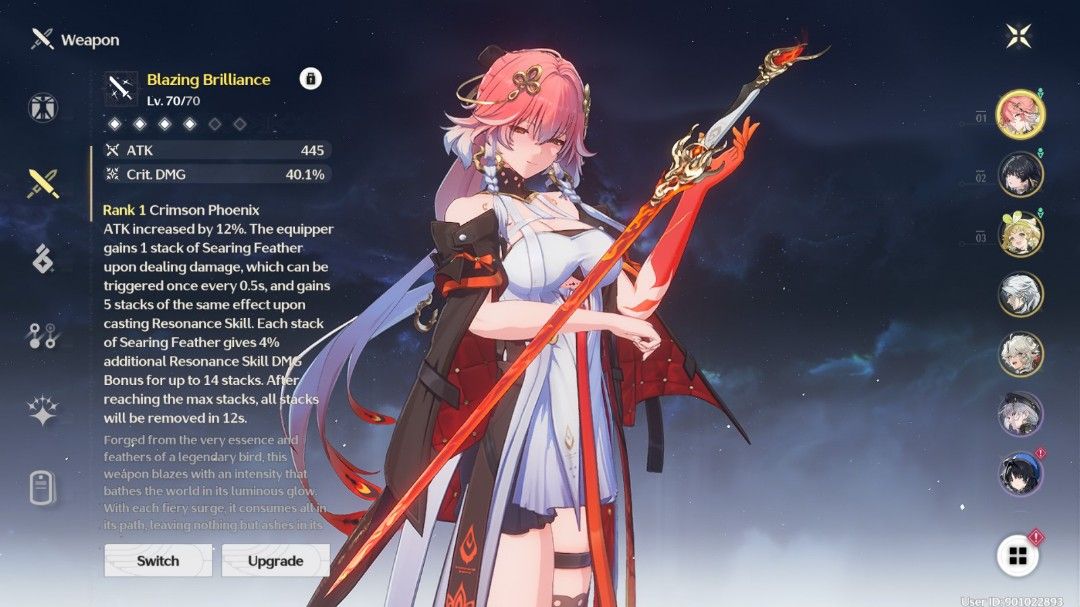 B1 Changli with signature weapon | Wuthering waves, Video Gaming, Video ...