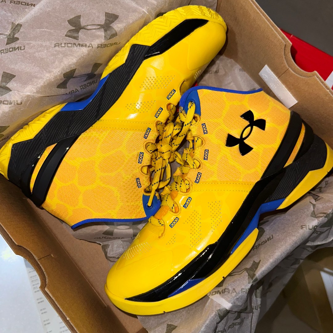(Below RETAIL!) CURRY 2 RETRO GS DOUBLE BANG, Men's Fashion, Footwear ...
