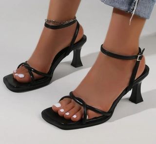 Rubber Block Heel (Black / Hitam), Women's Fashion, Footwear, Heels on ...