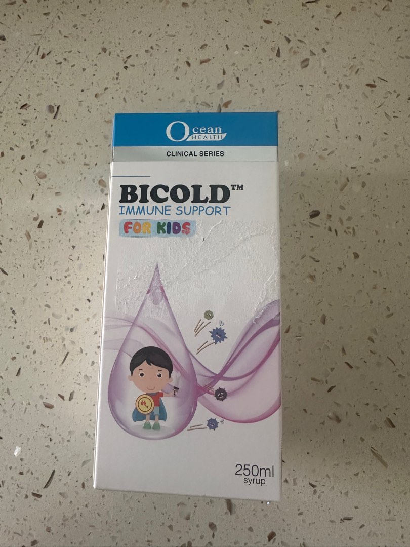 Brand new bicold immune support for kids, Health & Nutrition, Health ...