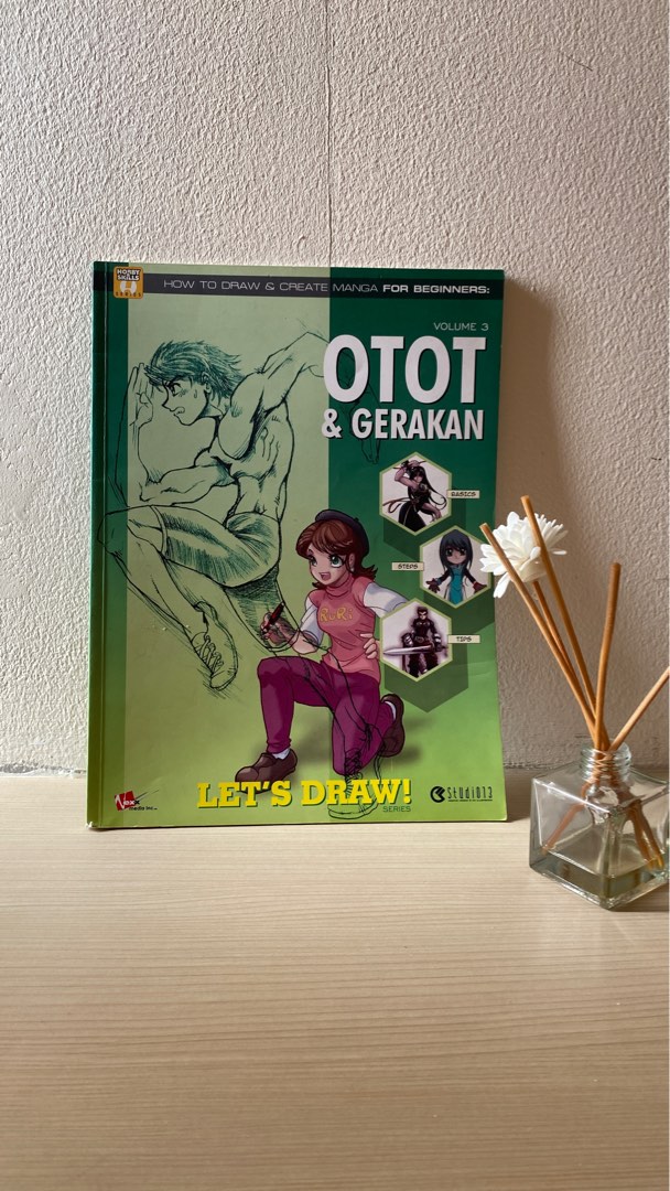 Buku tutorial menggambar komik otot dan gerakan, Buku & Alat Tulis, Buku di Carousell