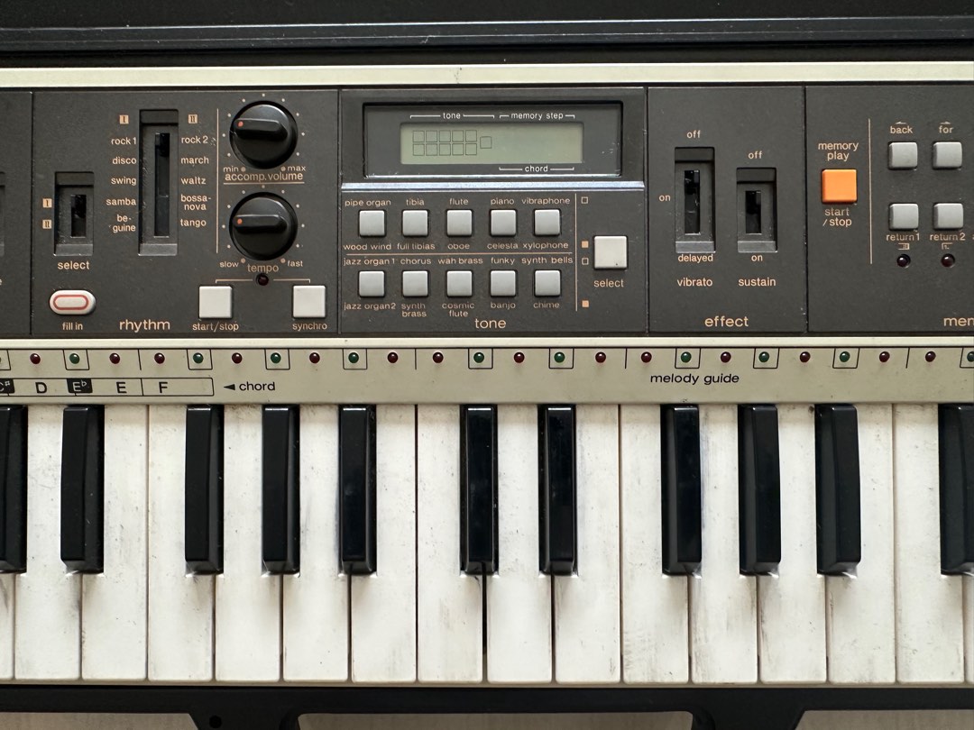 Casio Casiotone MT-70 Keyboard Synthesizer Graphic Equalizer 49 Keys ...